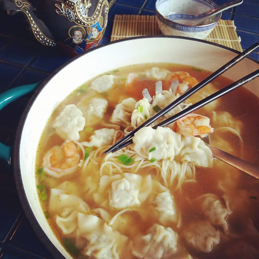 Easy 20 Minute Won Ton Soup – Tia Maria's Blog